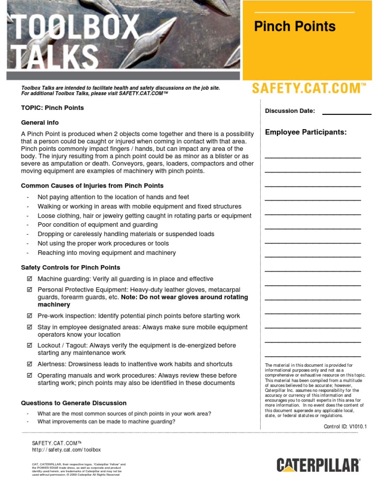 Pinch Points V1110.1 | PDF | Clothing | Business