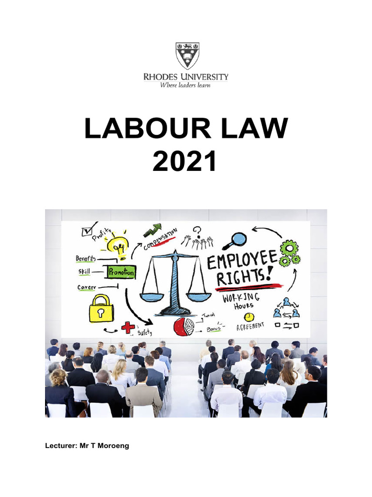 Labour Law Course Outline 2021 | PDF | Labour Law | Employment