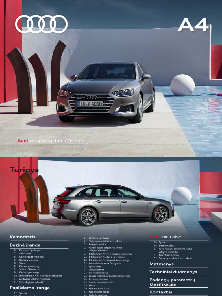 1MA Audi A4 Family CL LT | PDF