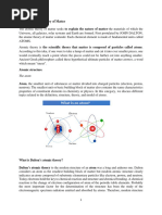 Atomic Structure for Class 8 Students | PDF | Ion | Atoms