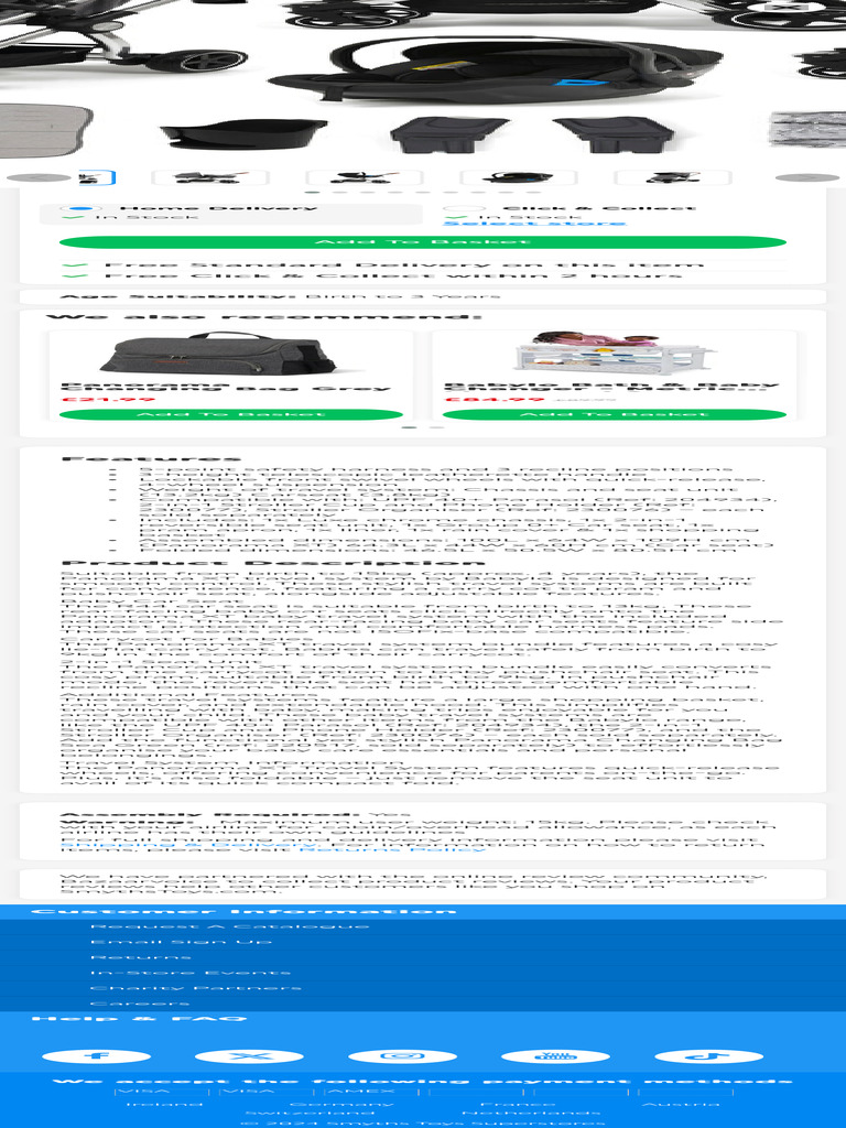 Babylo Panorama XT Travel System Guide | PDF | Motor Vehicle