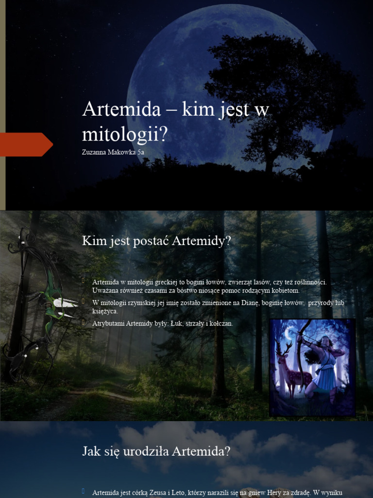 Artemida - Kim Jest W Mitologii | PDF