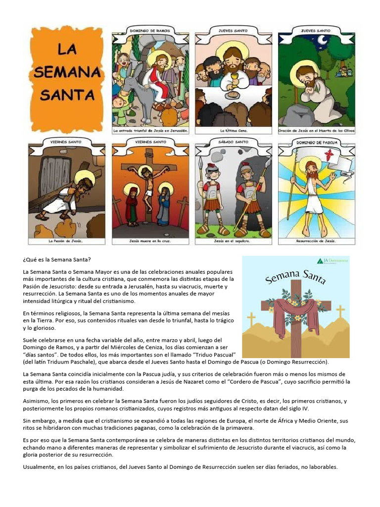 Qué Es La Semana Santa | PDF