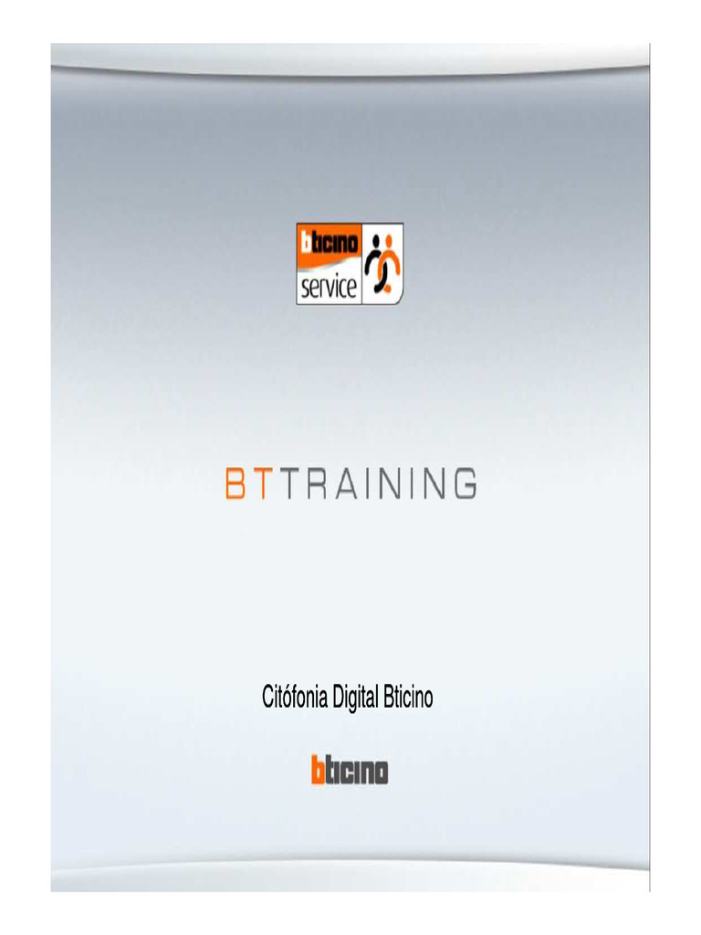 02 Sistema de Citofonia Digital 8 Hilos Bticino (Modo de Compatibilidad ...