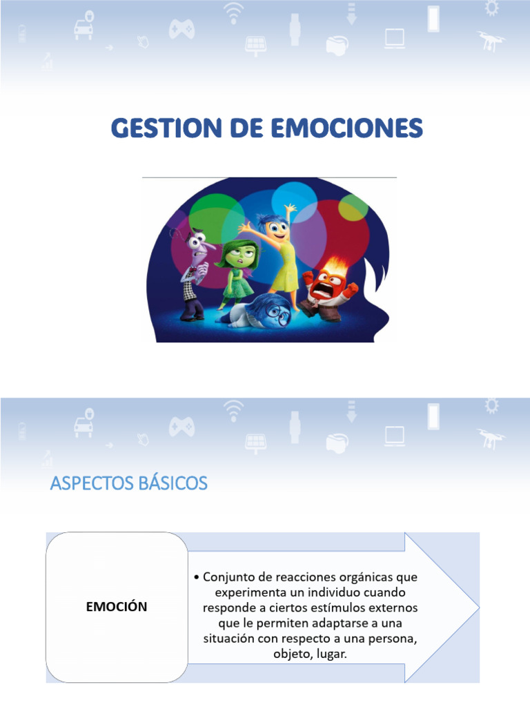 GESTIÓN DE EMOCIONES | PDF | Las emociones | Inteligencia emocional