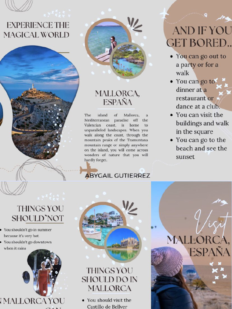 Tríptico Inglés | PDF