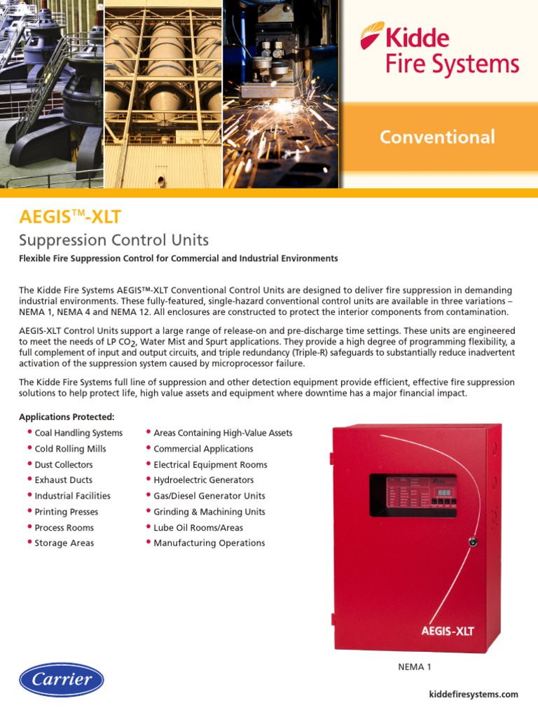 AEGIS XLT Conventional Suppression Control Units - SS K 113 | PDF ...