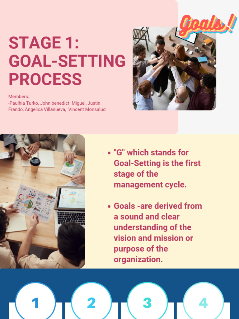Goal Setting Process Planning | PDF | Swot Analysis | Goal