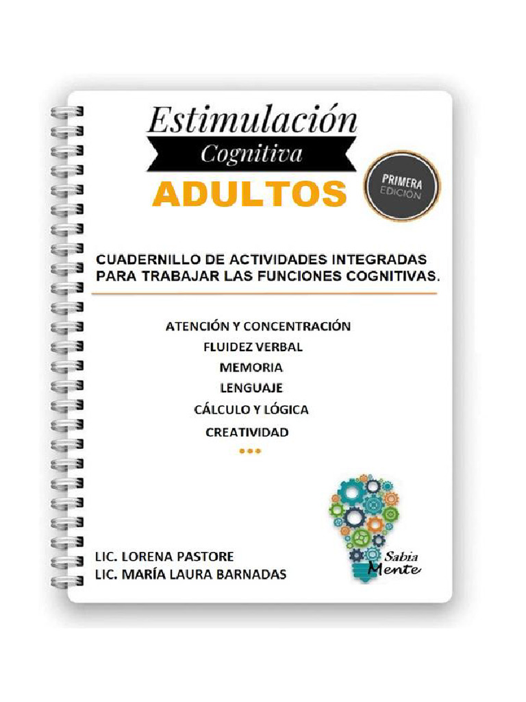 Cuadernillo de Estimulación Cognitiva Adultos | PDF | Memoria | Atención