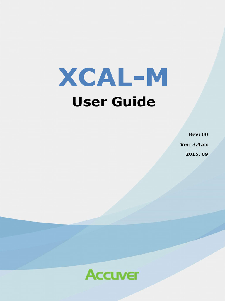 XCAL-M User Guide v3.3.4.xx (Rev0) | PDF | Installation (Computer ...