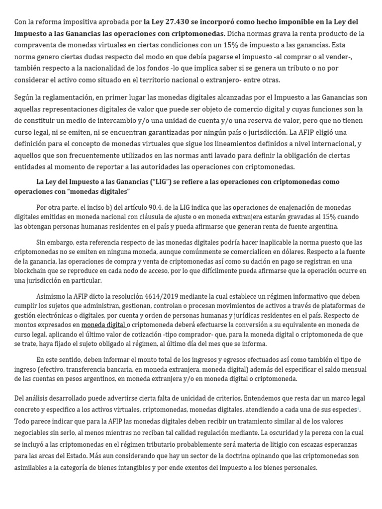 Crip Tom One Das | PDF | Impuestos | Criptomoneda