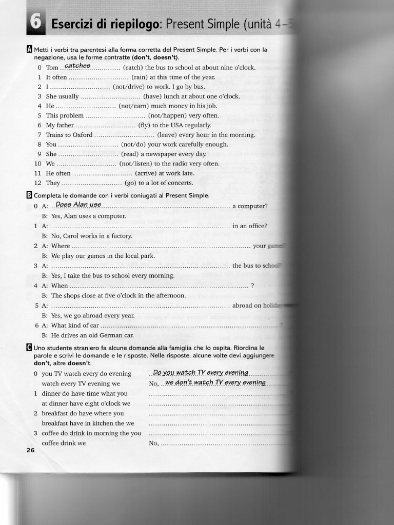 3957esercitazioni Inglese Parte 1 | PDF