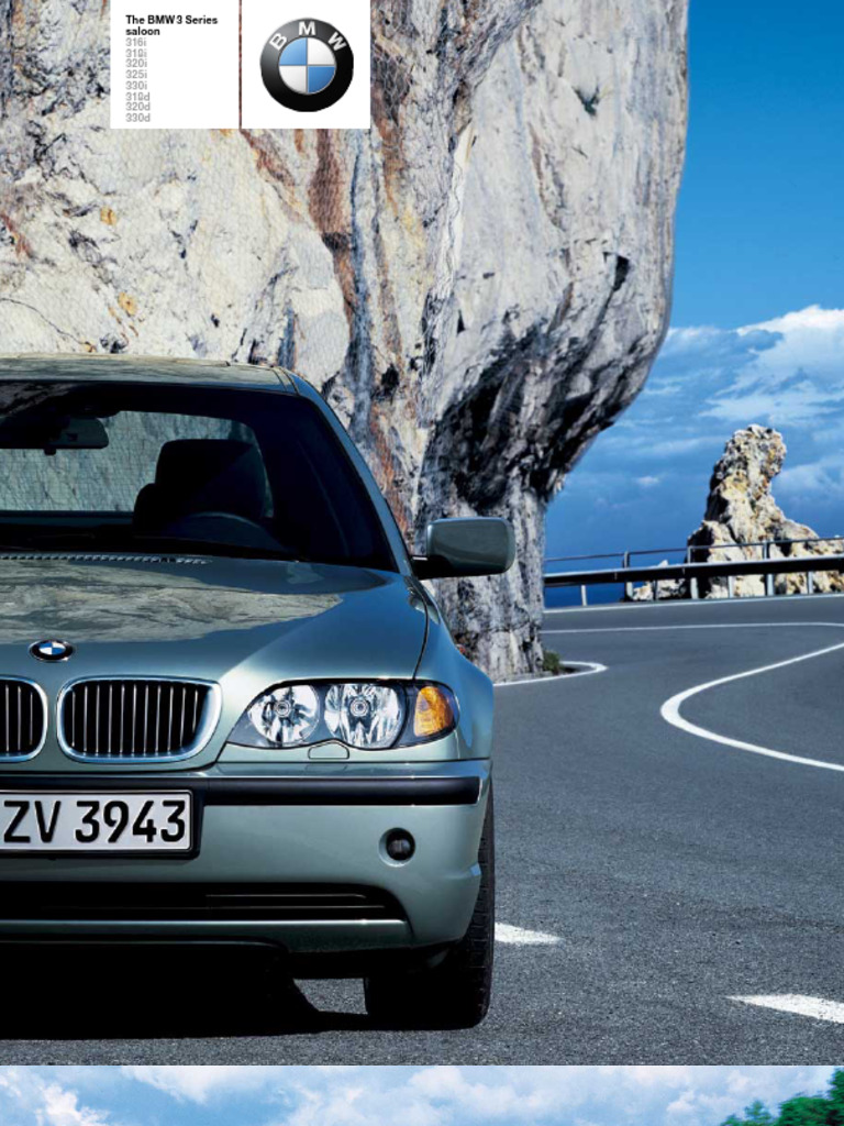 BMW 3 E46 Brochure | PDF | Seat Belt | Manual Transmission