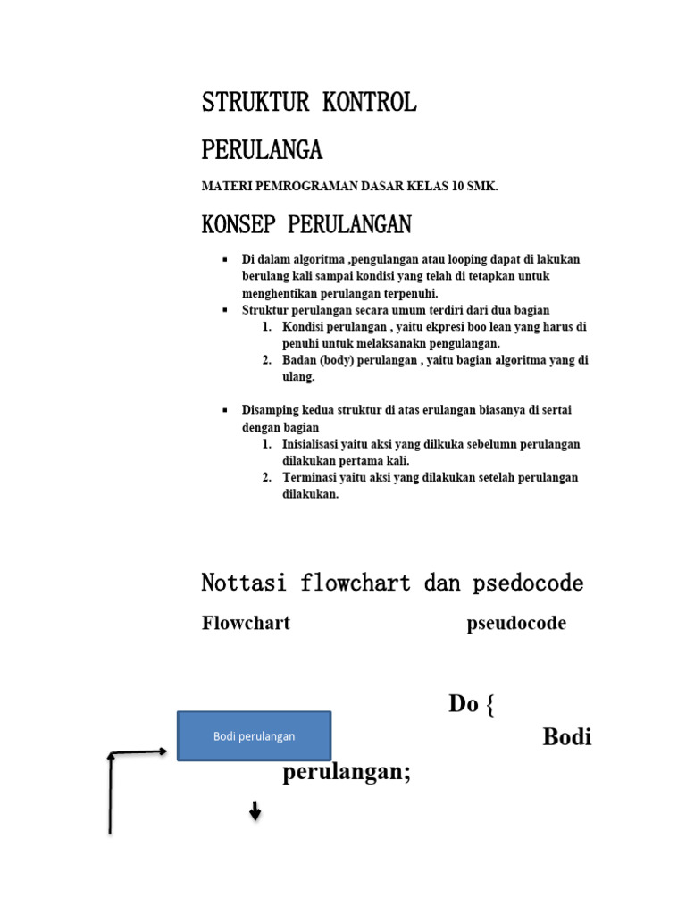 Struktur Kontrol | PDF | Komputer