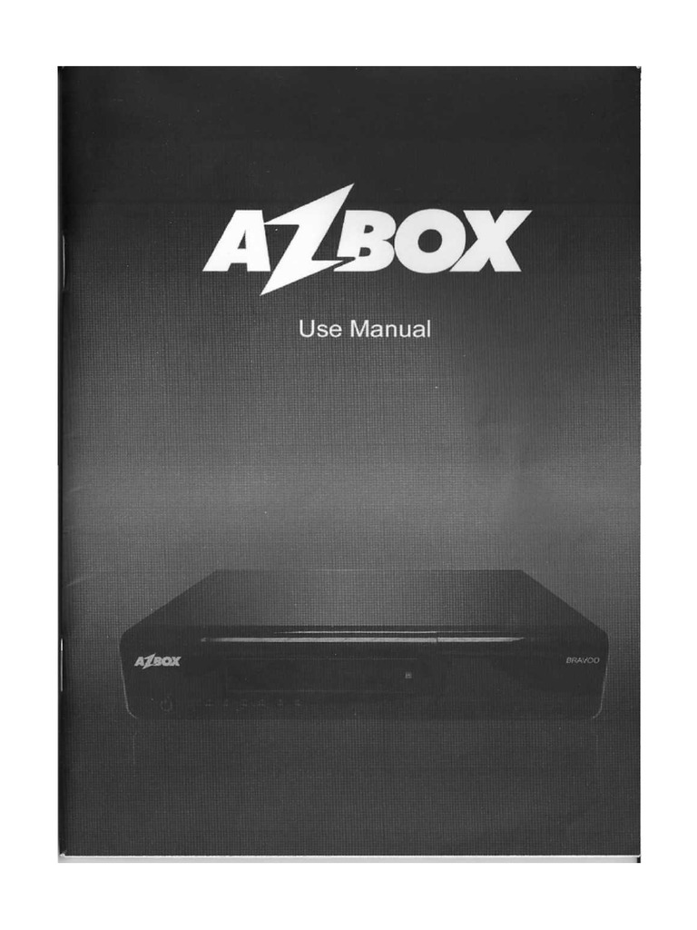 Manual Do AZBOX Bravoo +plus | PDF | HDMI | Umidade
