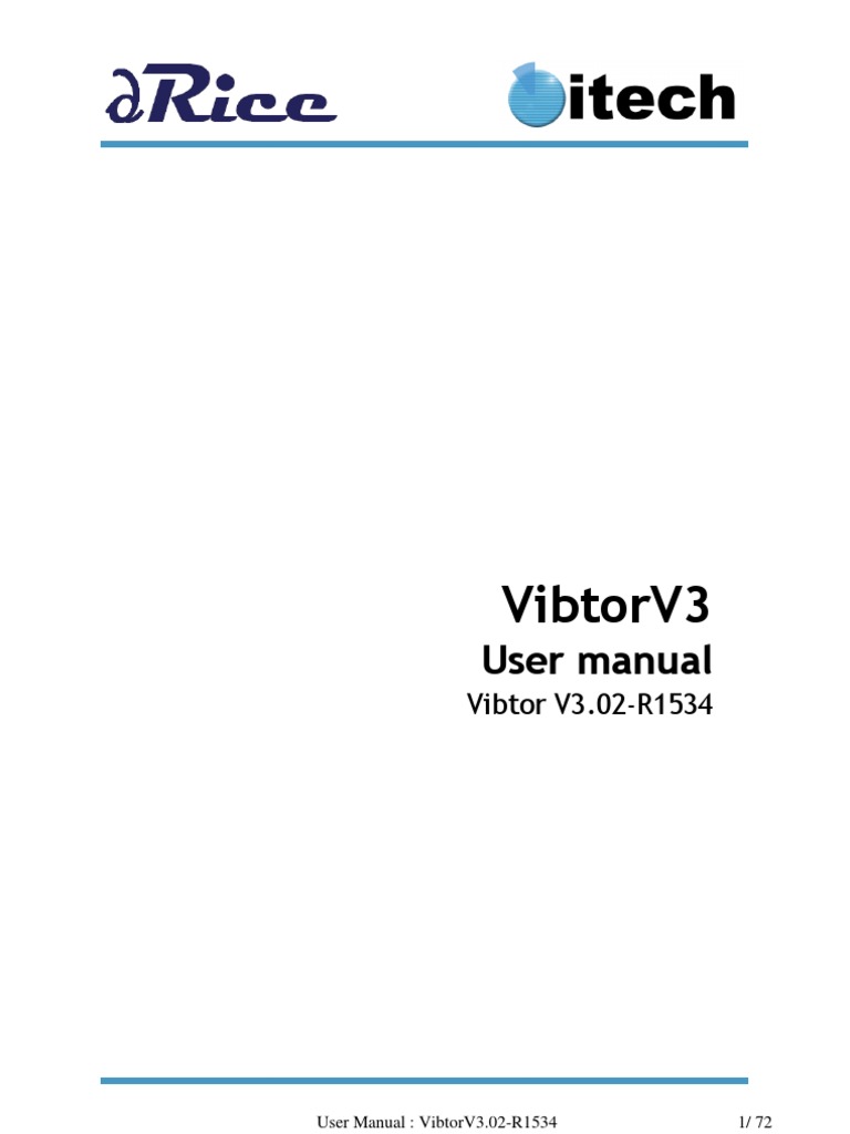 Vibtorv3: User Manual | PDF | Button (Computing) | Cursor (User Interface)
