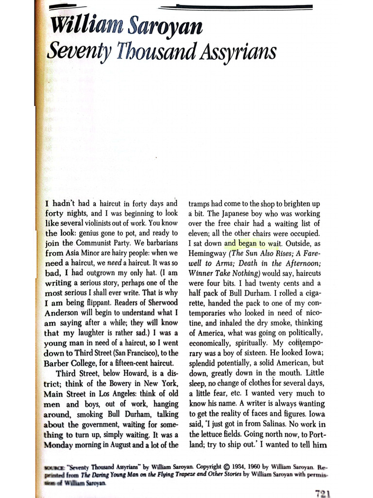 Seventy Thousand Assyrians | PDF