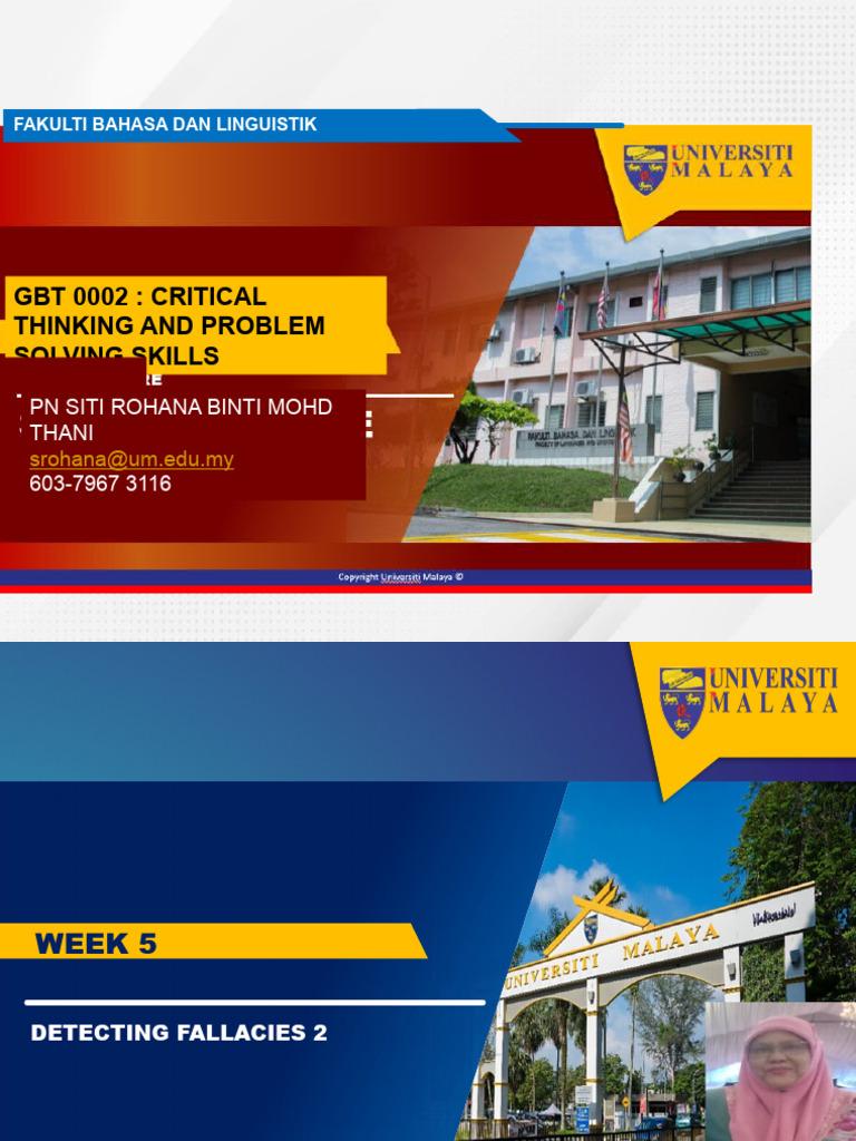 Week 5 Logical Fallacies 2 | PDF | Fallacy | Argument