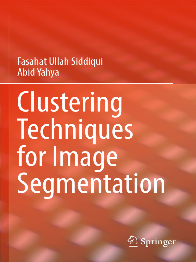 Clustering Techniques For Image Segmentation | PDF | Image Segmentation | Cluster Analysis
