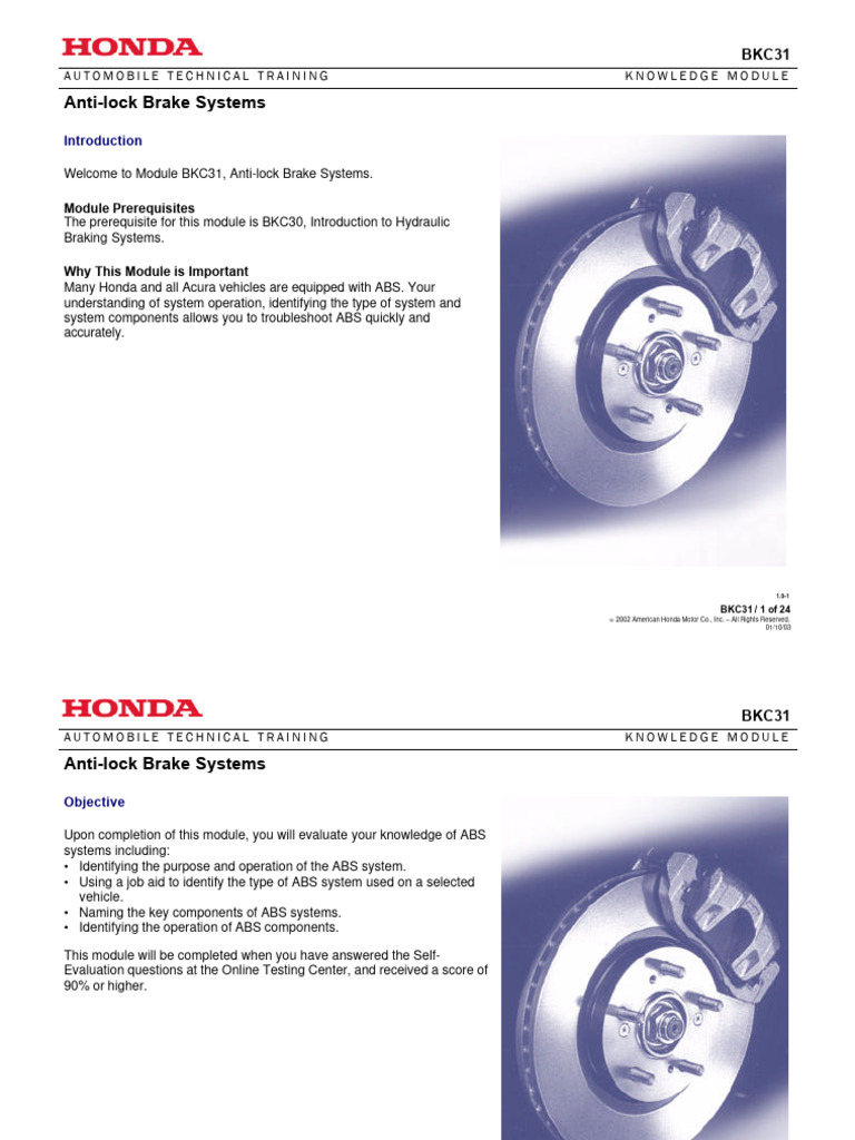 Anti-Lock Brake Systems | PDF | Anti Lock Braking System | Brake