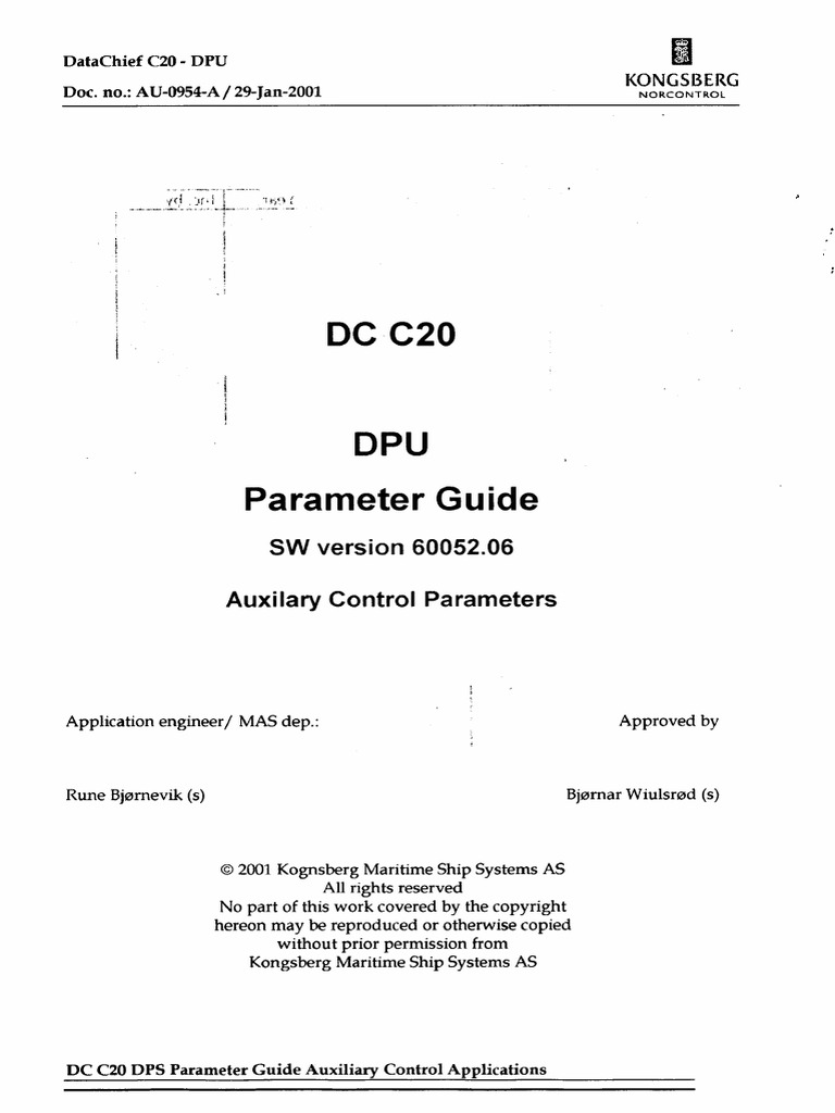 DC20_04_DPUParam1 | PDF | Parameter (Computer Programming) | Electrical Engineering