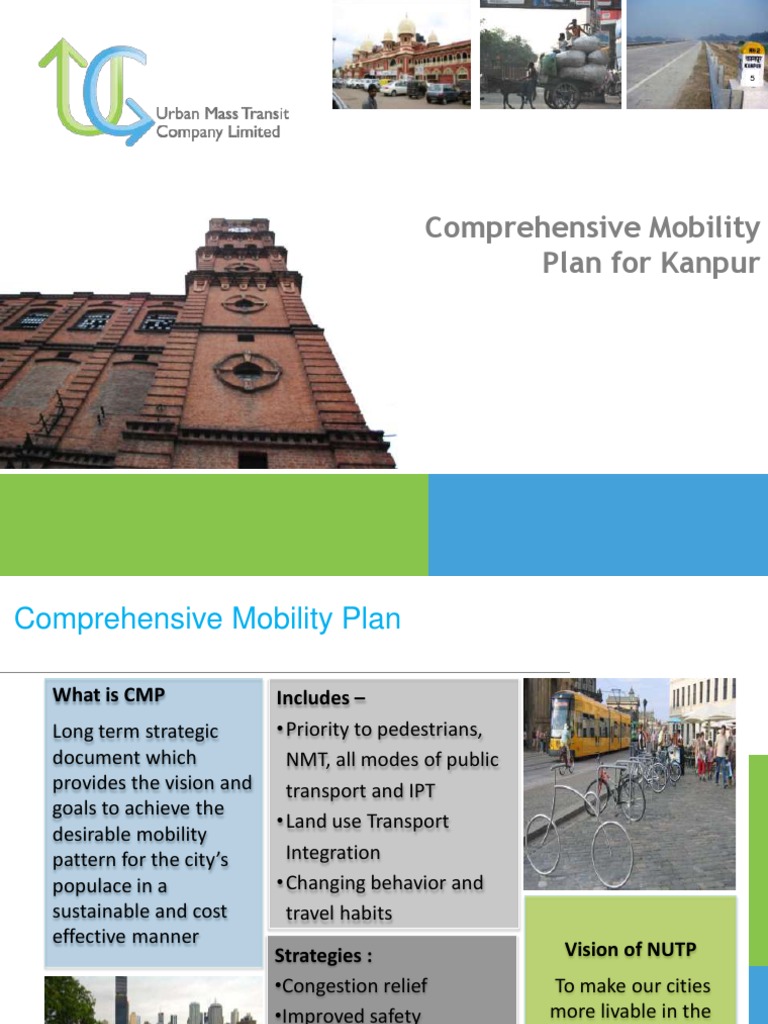 Comprehensive Mobility Plan For Kanpur | PDF | Public Transport | Traffic