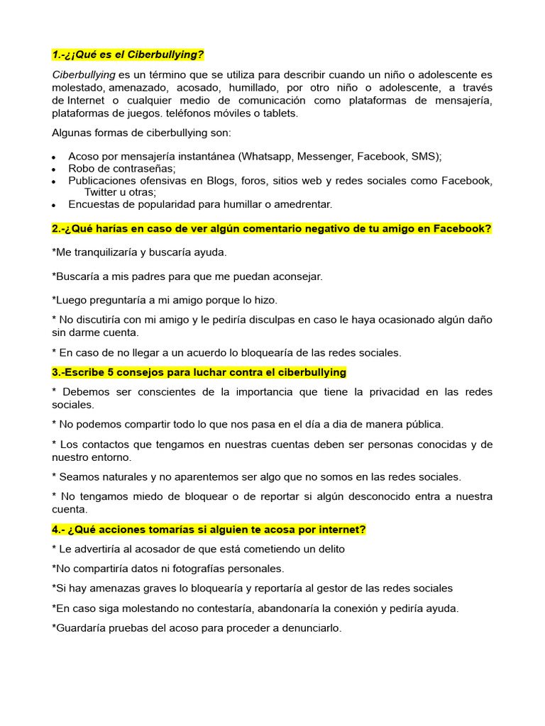 Ciberbullying | PDF