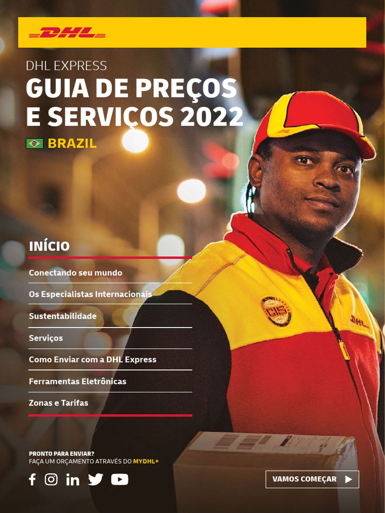 Tarifas e Serviços DHL Brasil 2022 | PDF | Sustentabilidade | Economias
