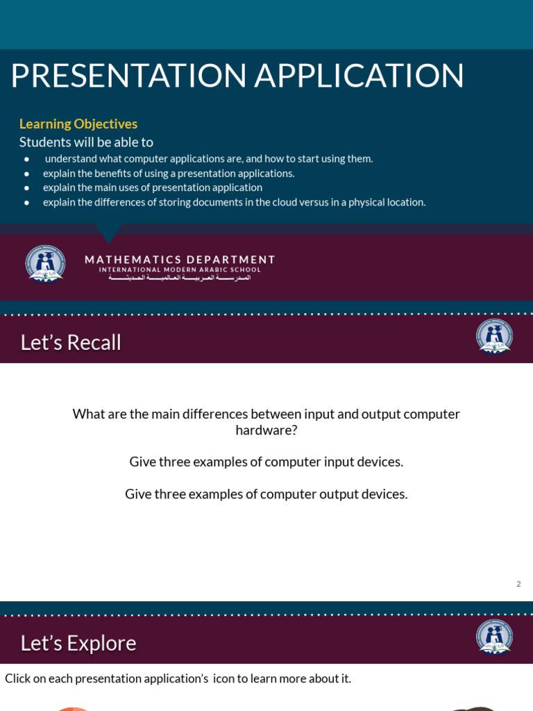 2.1. Presentation Application | PDF | Application Software | Microsoft ...