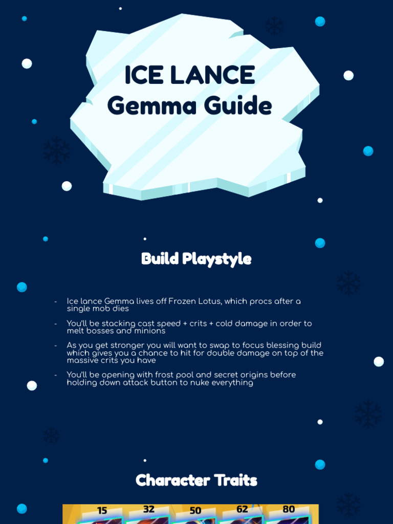 ICE LANCE - Gemma Guide | PDF