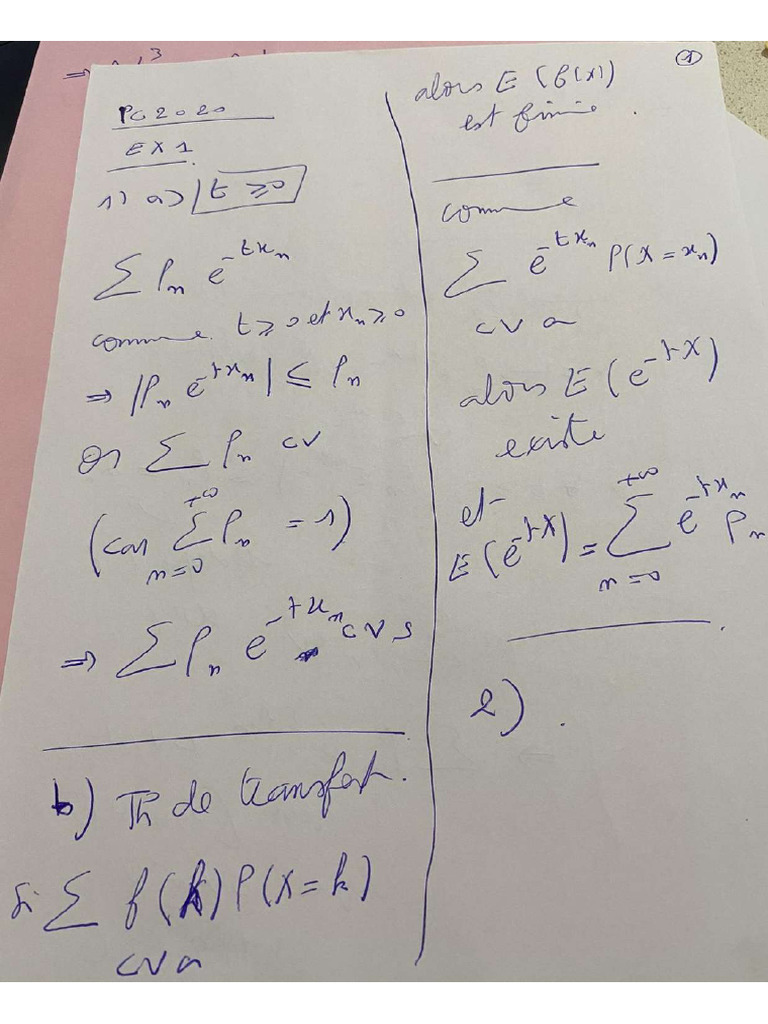 Correction Ex 1 Propa Examen (PC 2020) | PDF