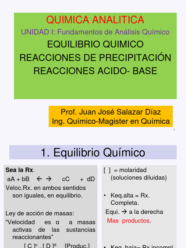 Equi Lib Rio Qui Mico | PDF | Ácido | Ácido clorhídrico
