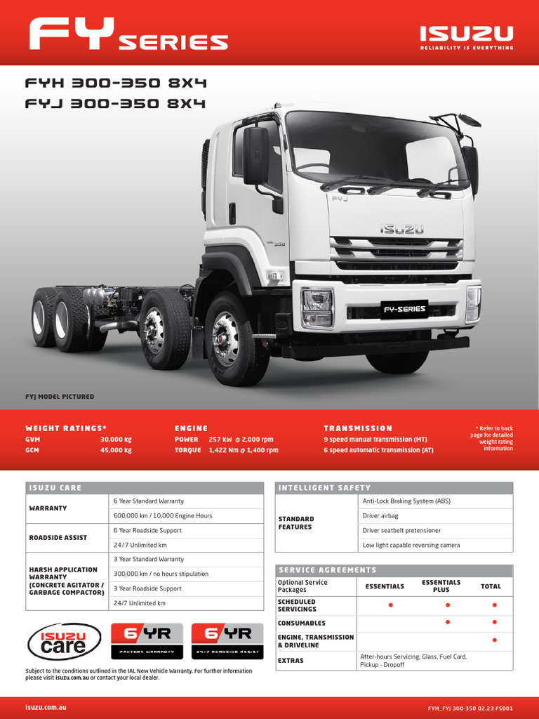 Spec Fyh 300-350 | Download Free PDF | Manual Transmission | Truck
