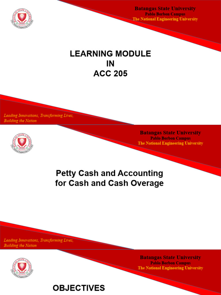 Petty Cash Shortage and Overage Guide | PDF | Cash | Trade