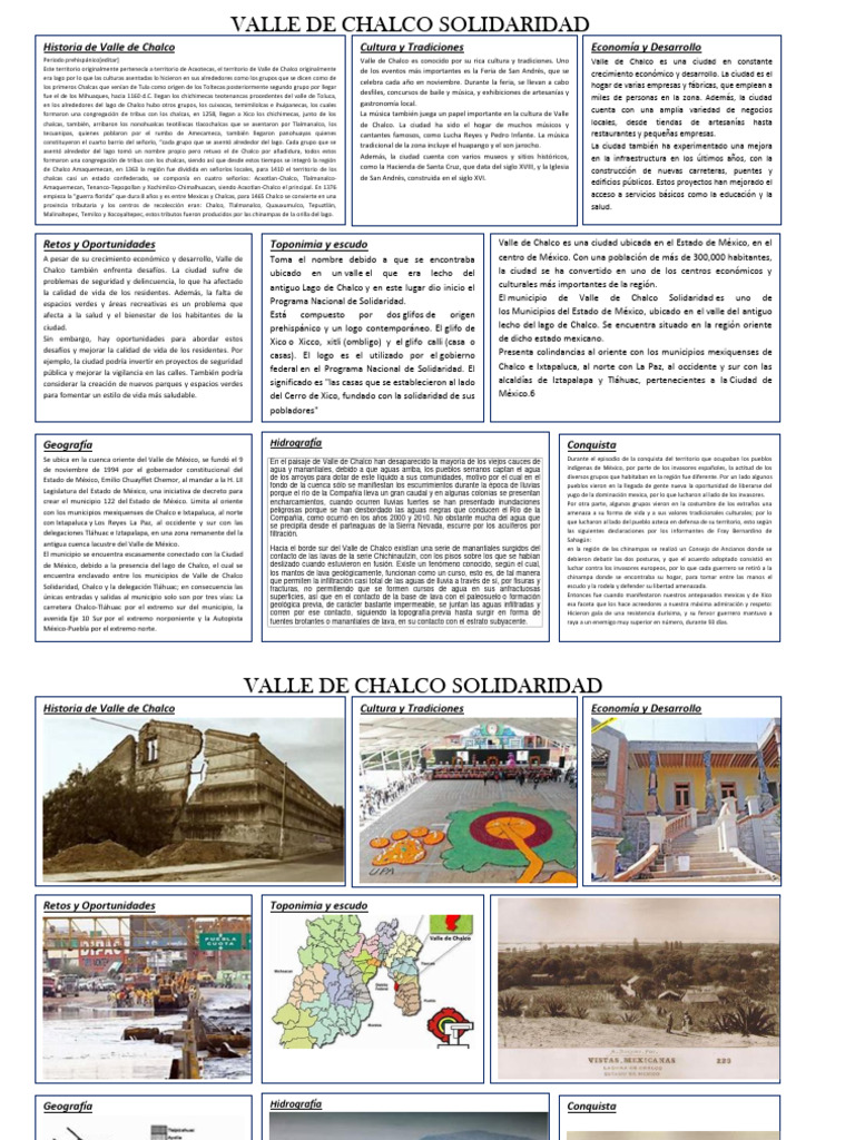 Monografia de Valle de Chalco | PDF | Ciencias de la Tierra
