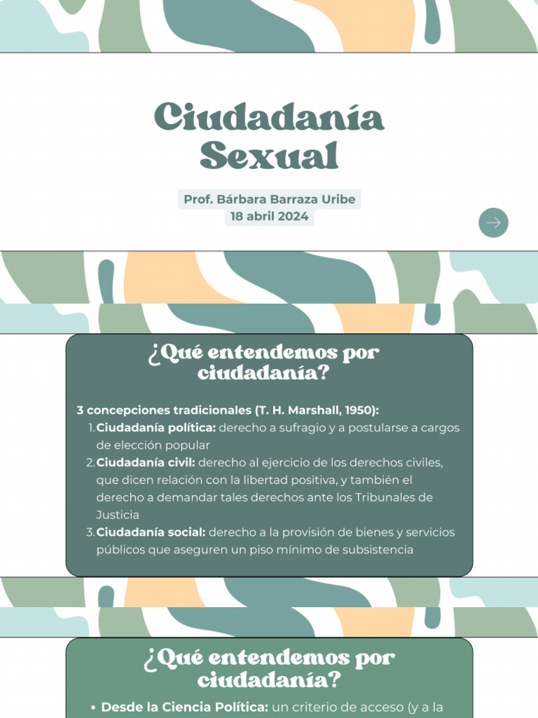 Ciudadanía Sexual | PDF