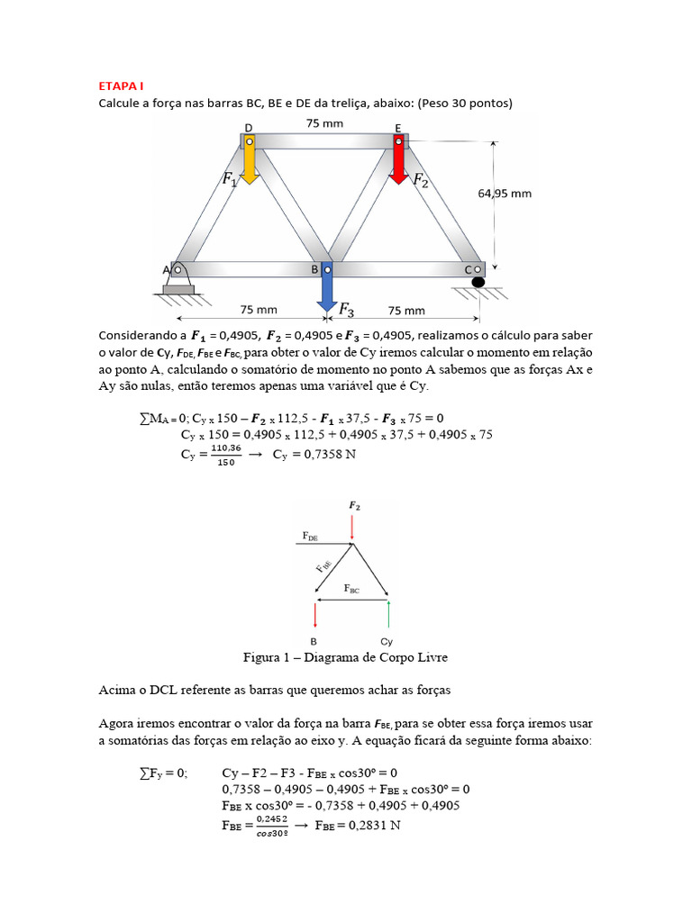 Estatica Dos Corpos | PDF | Métodos e Materiais de Ensino