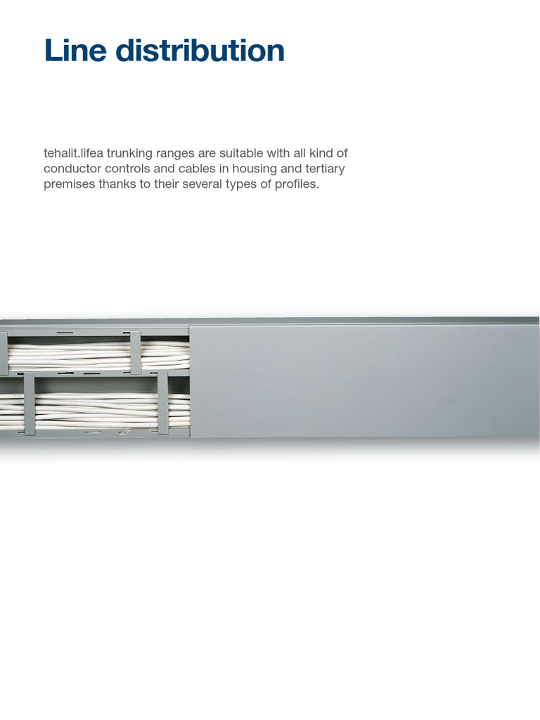 PVC Trunking for Conductor Controls | PDF | Insulator (Electricity) | Manufactured Goods