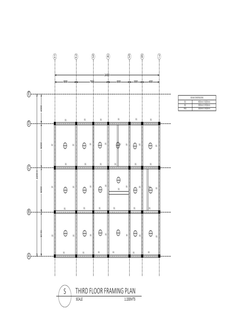 Third Floor Framing Plan | PDF