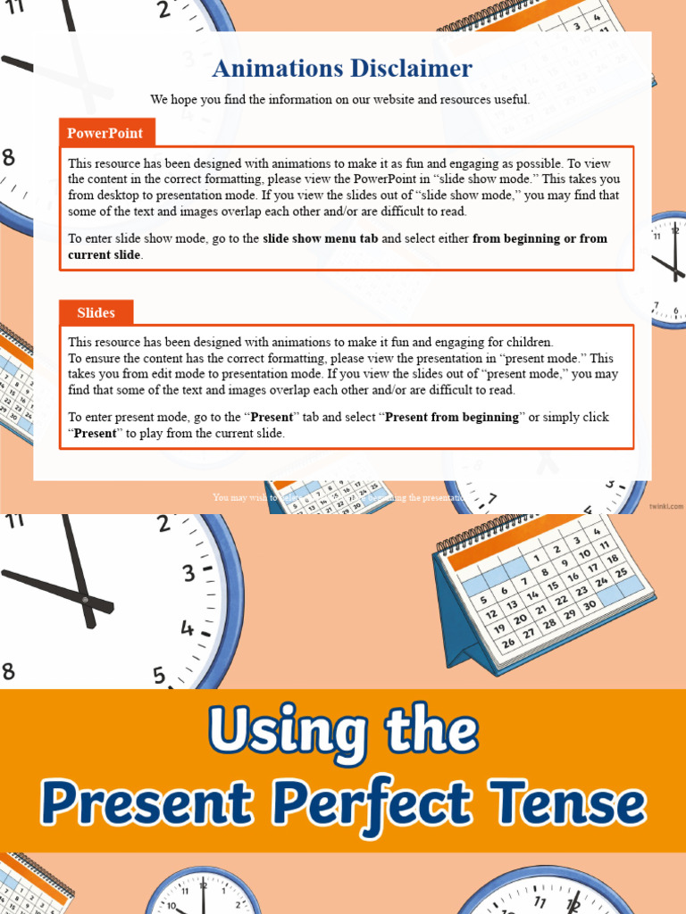 Present Perfect Affirmative y Negative | Download Free PDF | Perfect (Grammar) | Verb