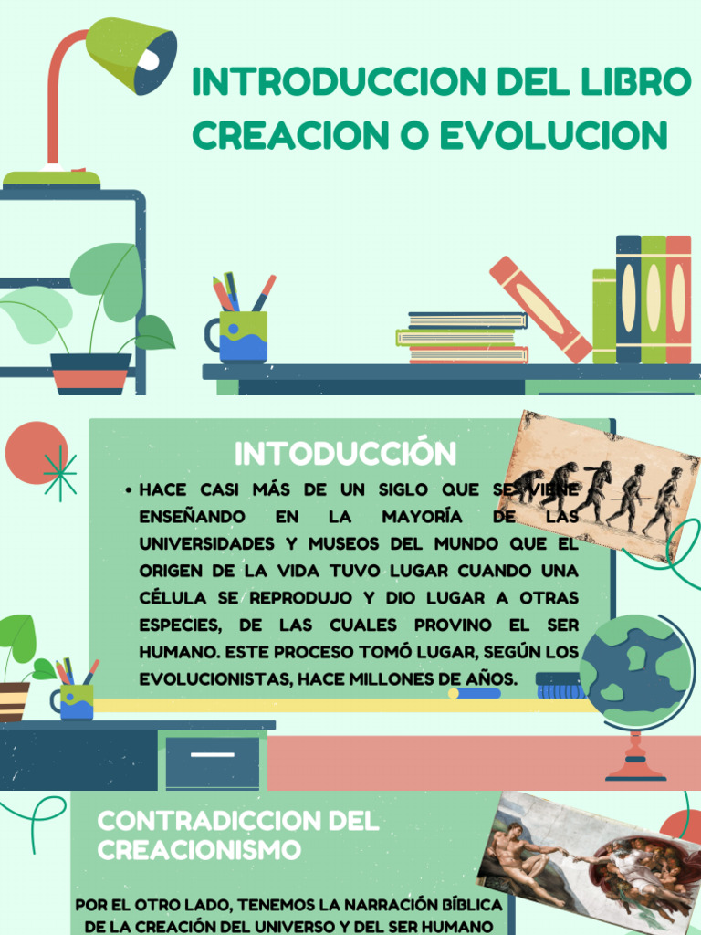 Introduccion Del Libro Creacion o Evolucion | PDF
