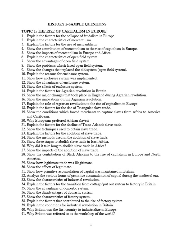 Capitalism and Democracy in Europe | PDF | Atlantic Slave Trade ...