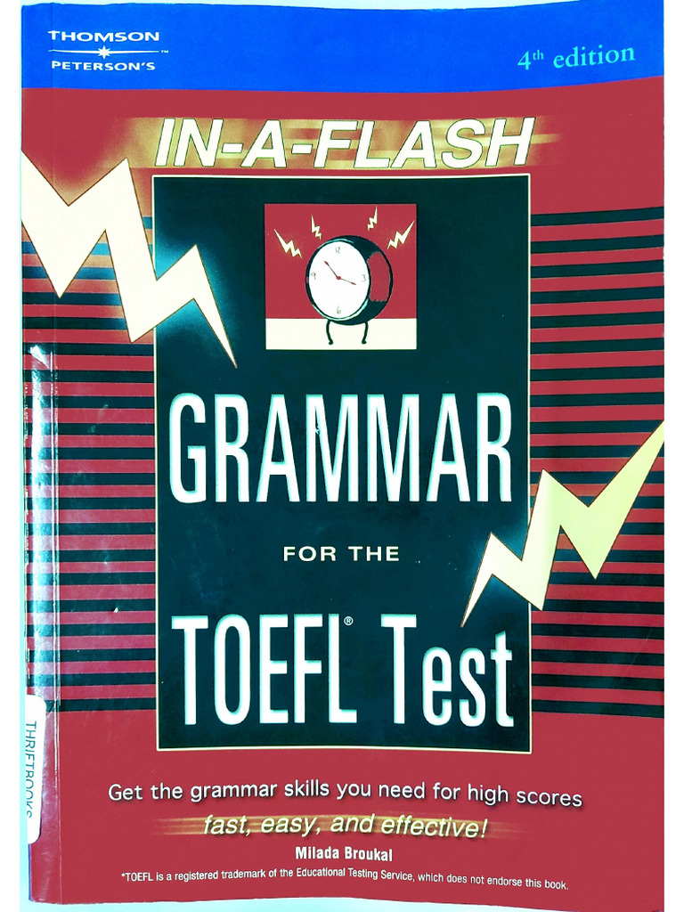 Grammar For The TOEFL Test | PDF