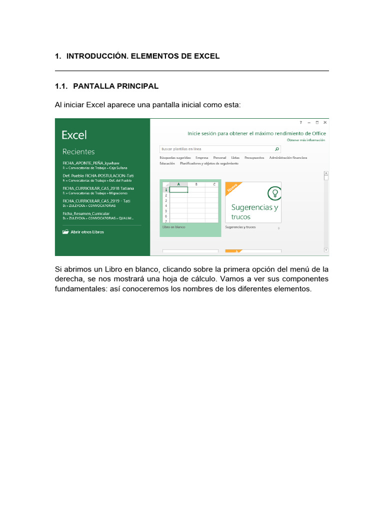 INTRODUCCIÓN_EXCEL | PDF | Microsoft Excel | Hoja de cálculo