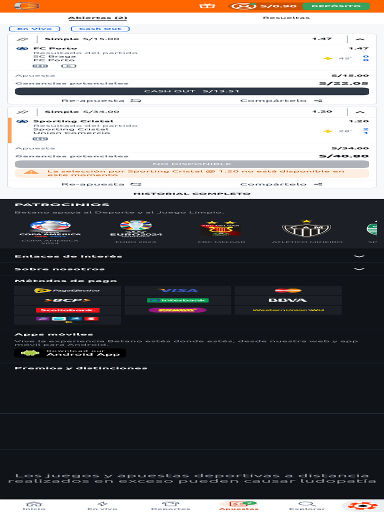 Apuestas Betano 3 | PDF