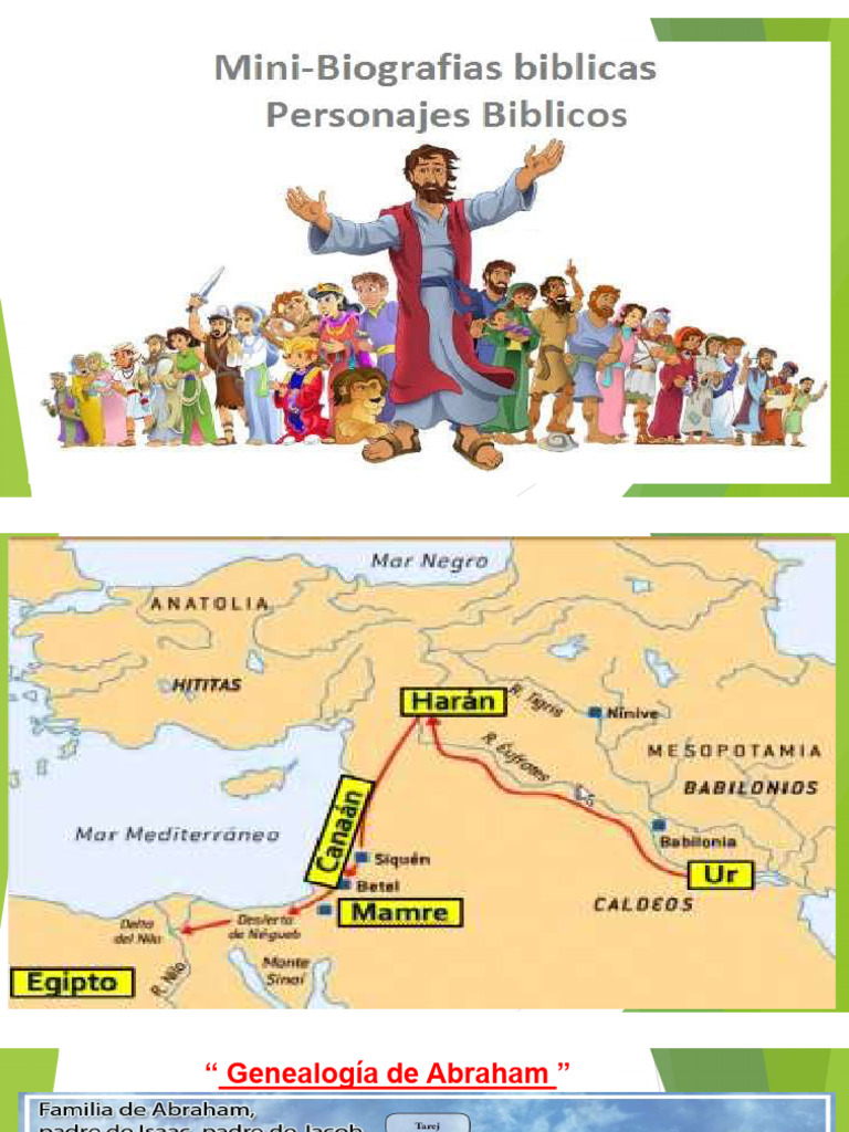 Genealogía y vida de Abraham y Jacob | PDF | Abrahán | Isaac
