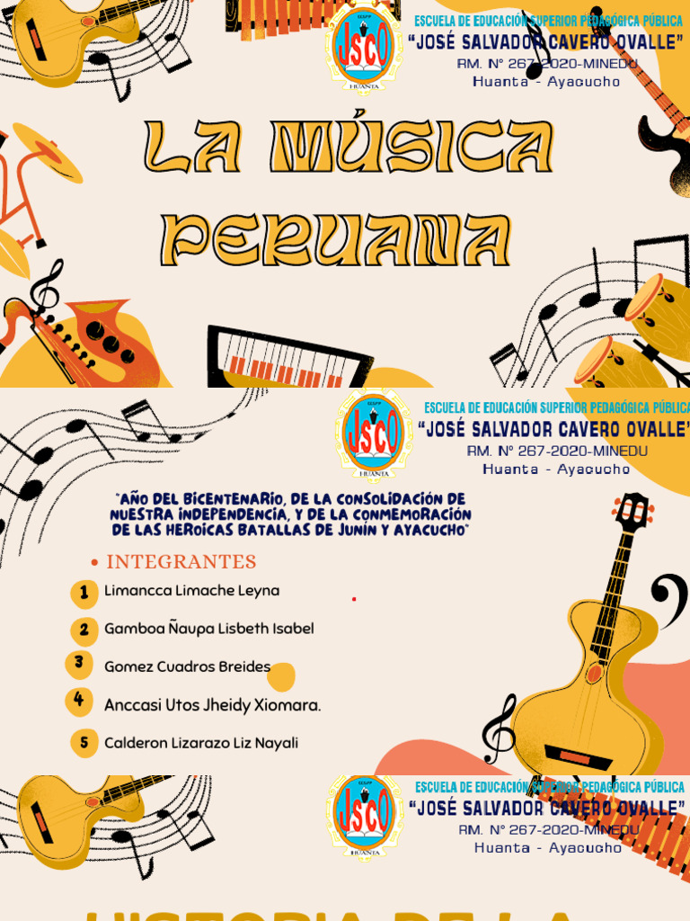 Historia y Evolución de la Música Peruana | PDF | Perú | Canciones