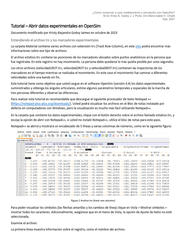 TutorialOpenSim Datosexp | PDF | Archivo de computadora | Ventana (informática)