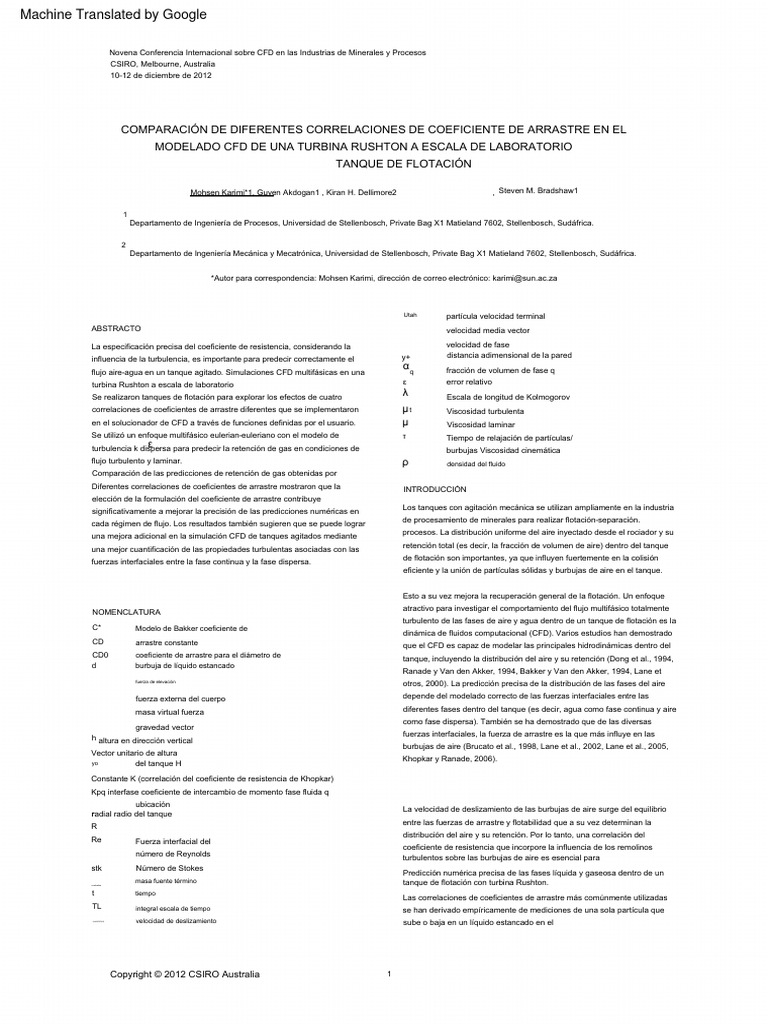 Effect of Novel Mixed Impeller On Local Bubble Size and Flow Regime ... Effect of Novel Mixed Impeller On Local Bubble Size and Flow Regime ...