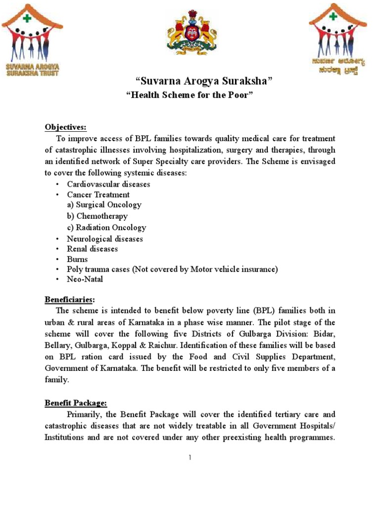 Suvarna Arogya Suraksha Trust Overview | PDF | Hospital | Patient